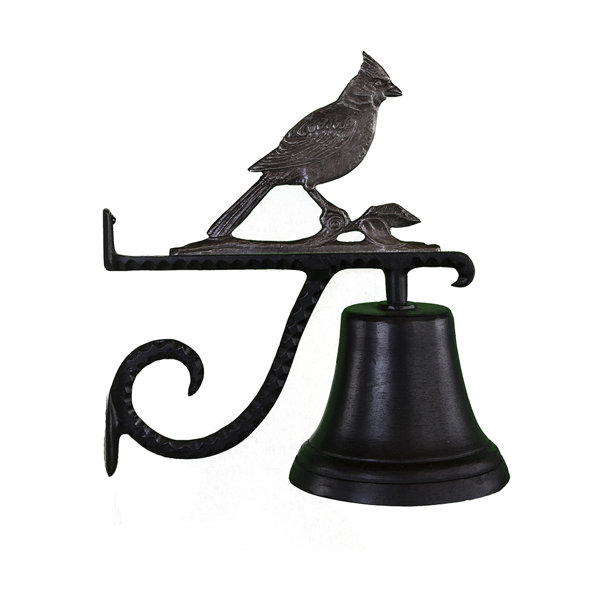 Montague Metal Products Cast Cardinal Bell & Reviews | Wayfair Montague Metal Products Cast Cardinal Bell & Reviews | Wayfair